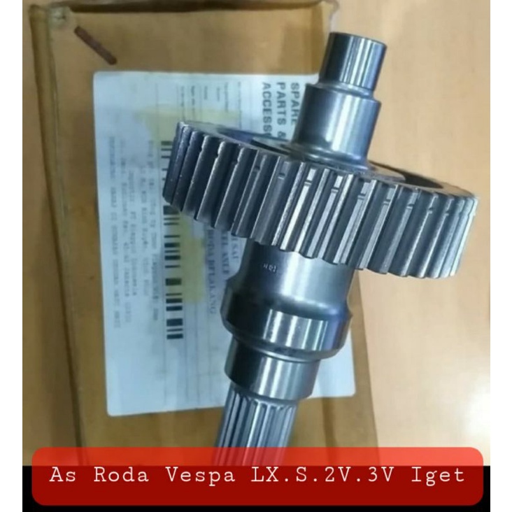 Jual As Roda / Gandar Roda Belakang Vespa LX /S 2V 3V Iget (Gigi 41 ...