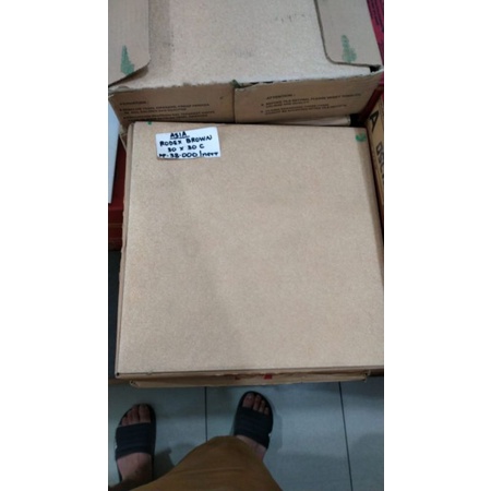Jual Keramik Lantai Asia Rodex Brown 30x30 KW3 | Shopee Indonesia
