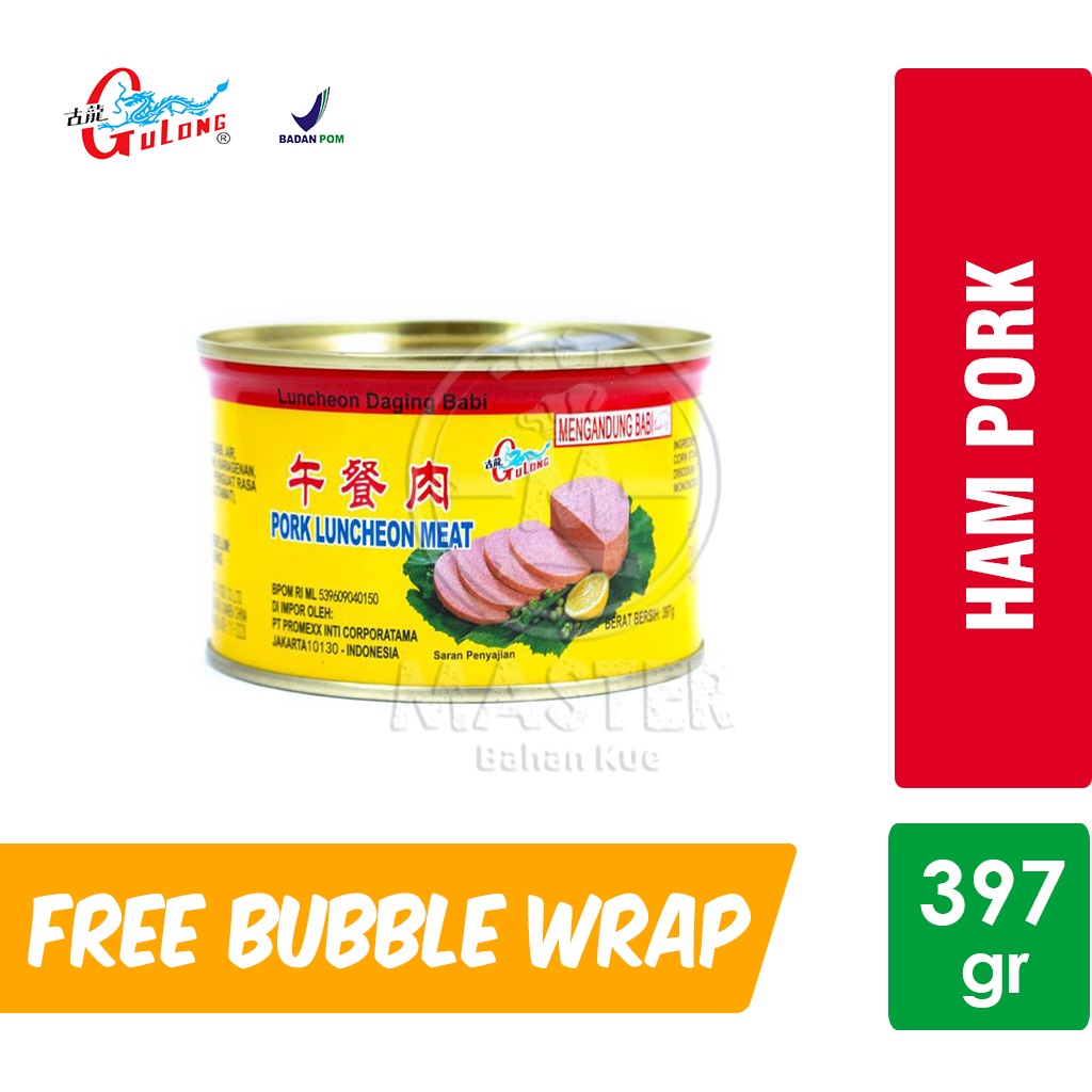 Jual Gulong Pork Luncheon Meat / Daging Babi Kaleng [397 gr] | Shopee ...