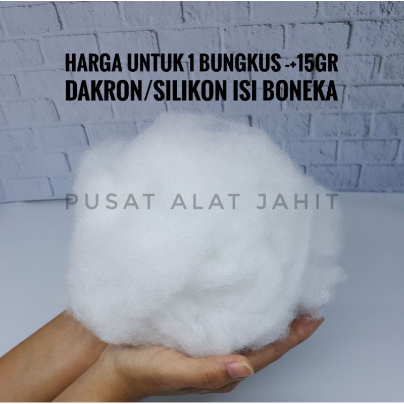 Jual BUSA DAKRON DACRON SILIKON SILICON ISI BONEKA BANTAL PER BUNGKUS ...