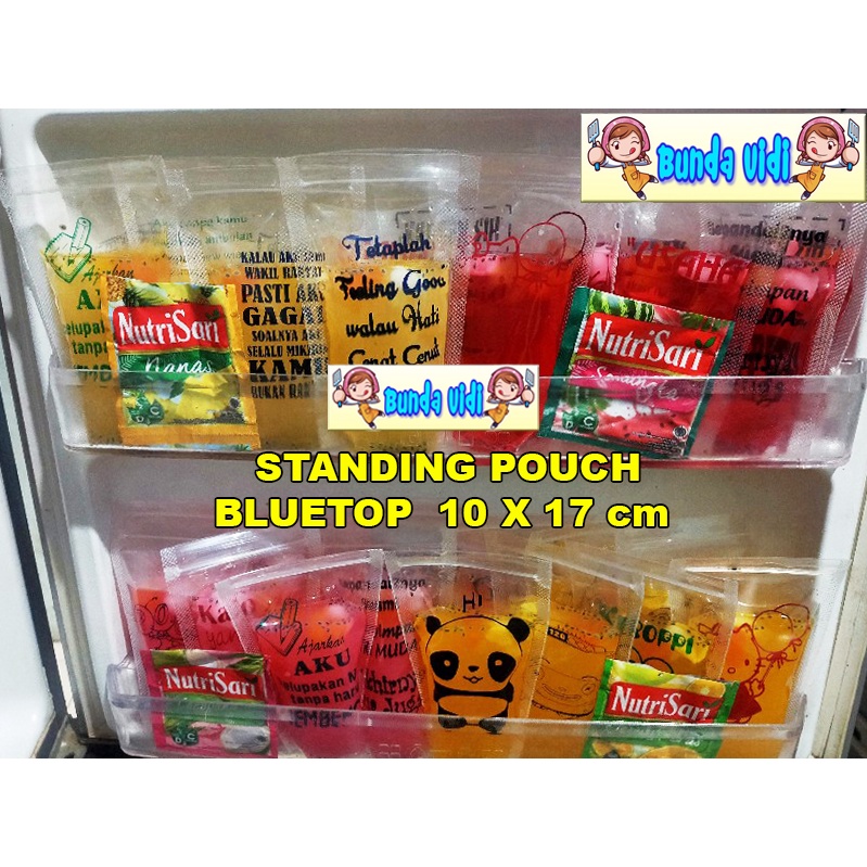 Jual Paket Standing Pouch Sablon 10x17 / Pouch Sablon Tulisan Gambar ...