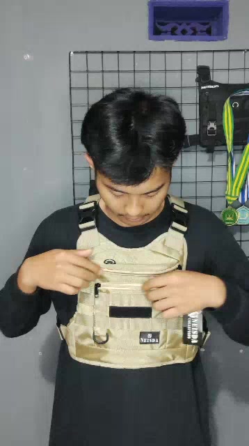 Jual Tas Dada Pria Original Neisda Chest Bag Rompi Pria Bodypack Chest ...