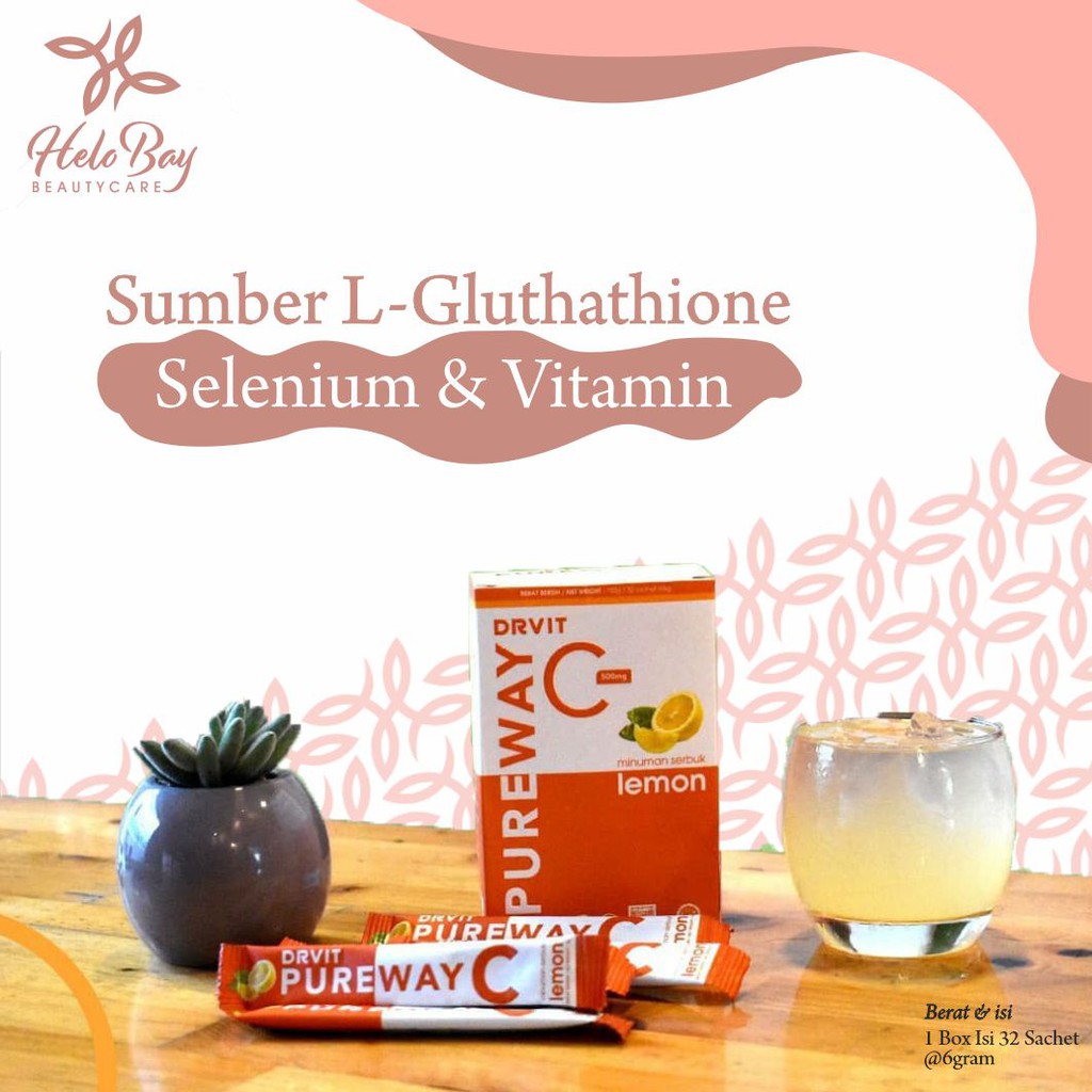 Jual DRVIT Pureway C mengandung Glutathione | Shopee Indonesia