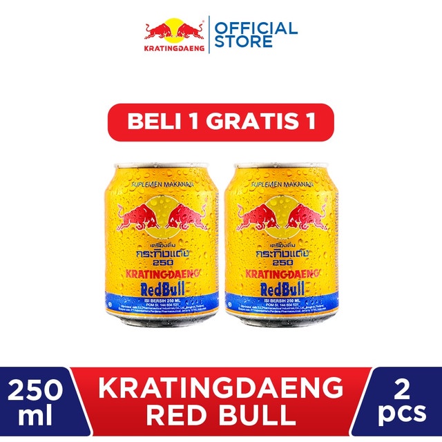 Jual Buy 1 Get 1 Red Bull Minuman Energi 250ml | Shopee Indonesia