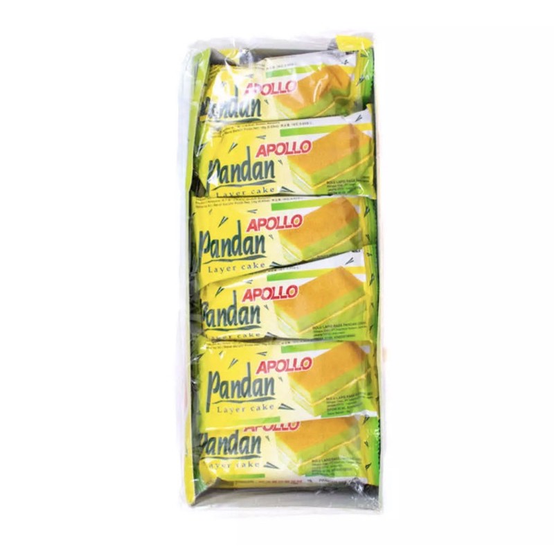 Jual apollo pandan bolu pandan isi 24 RASA PANDAN | Shopee Indonesia