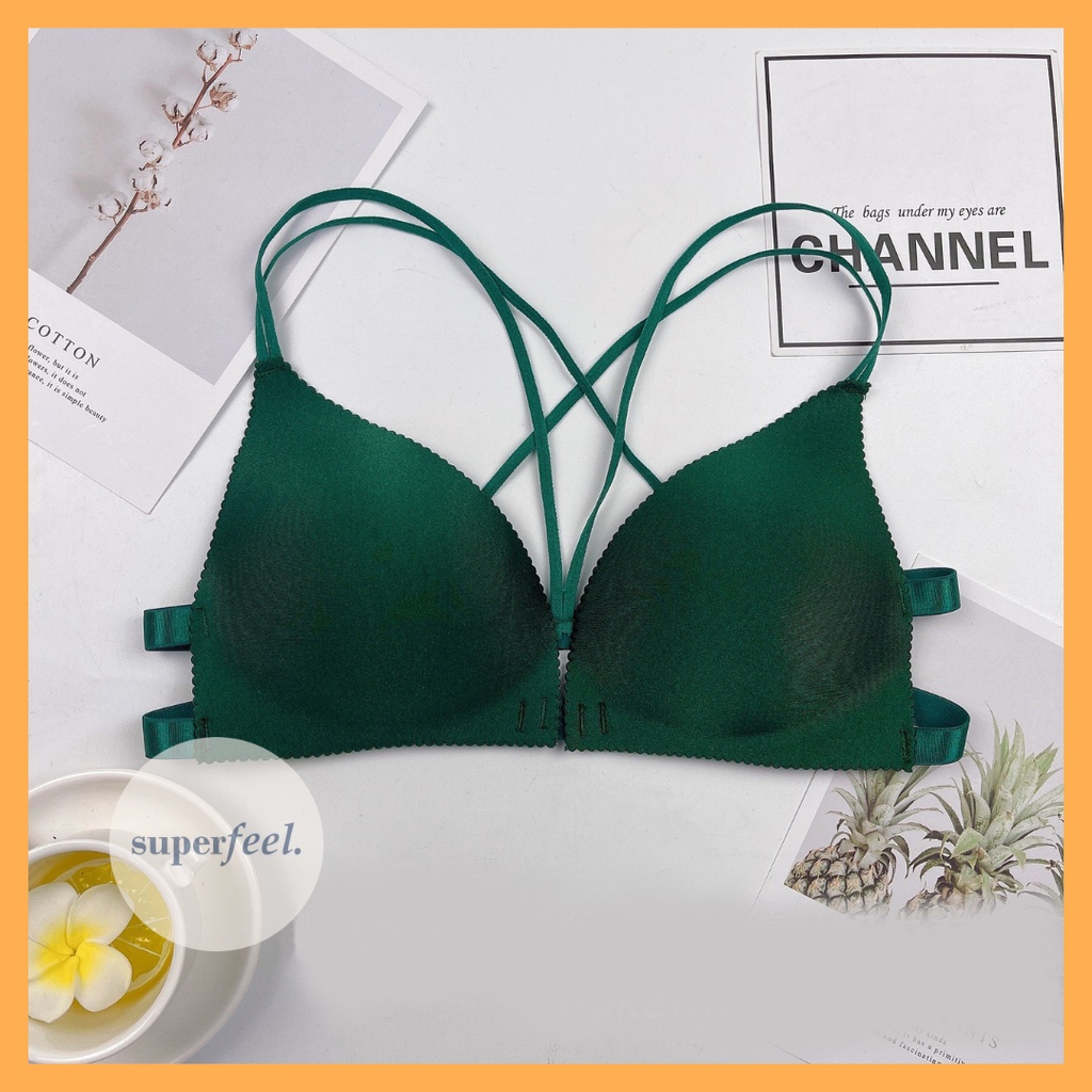 Jual SFL BRA CUP A B C FRONT OPEN KANCING DEPAN TANPA KAWAT SOFT ...