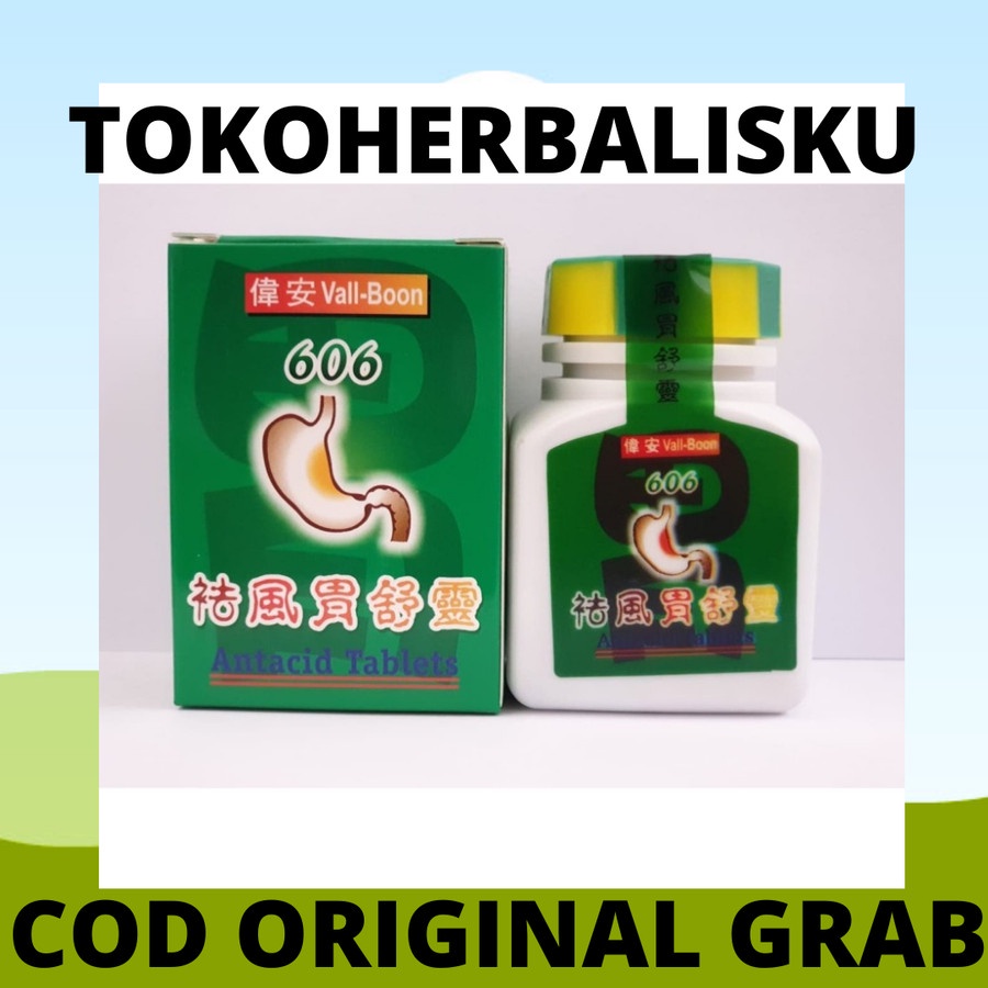 Jual vall-boon 606 Antacid tablet -obat maag kronis nyeri ulu hati ...