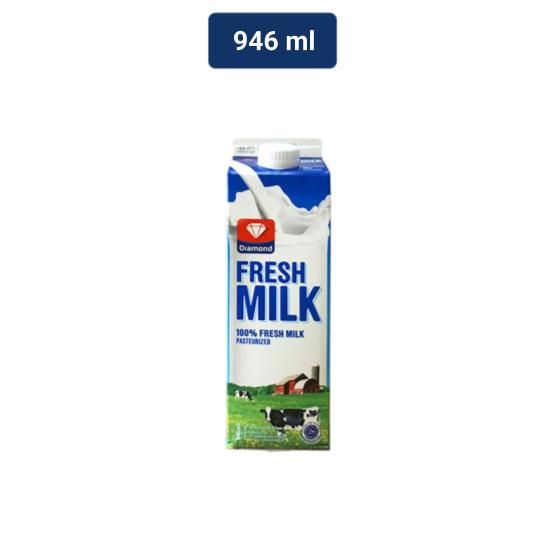 Jual Diamond Fresh Milk Plain 946 ml | Shopee Indonesia
