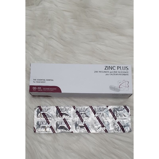 Jual ZINC PLUS 1 STRIP ISI 10 KAPSUL | Shopee Indonesia