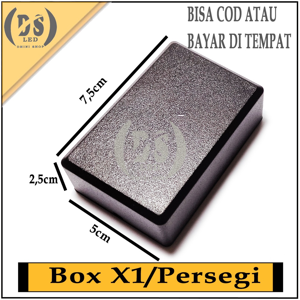 Jual Box X1 Hitam / Box Persegi Universal / Kotak Komponen serbaguna ...