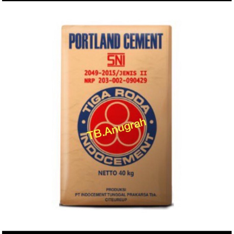 Jual Semen Tiga Roda 1 SAK 50Kg / Semen 3 Roda 1Sak / Semen Tiga Roda 50kg / Semen Tiga Roda ...