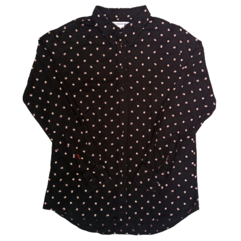 Jual UNIQLO flanel Polkadot Burger(Original) | Shopee Indonesia