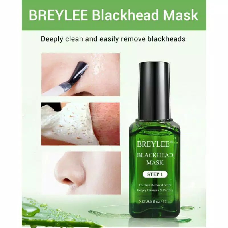 Jual Breylee Blackhead Mask Step 1 & Breylee Pore Refining Serum Step 2 ...