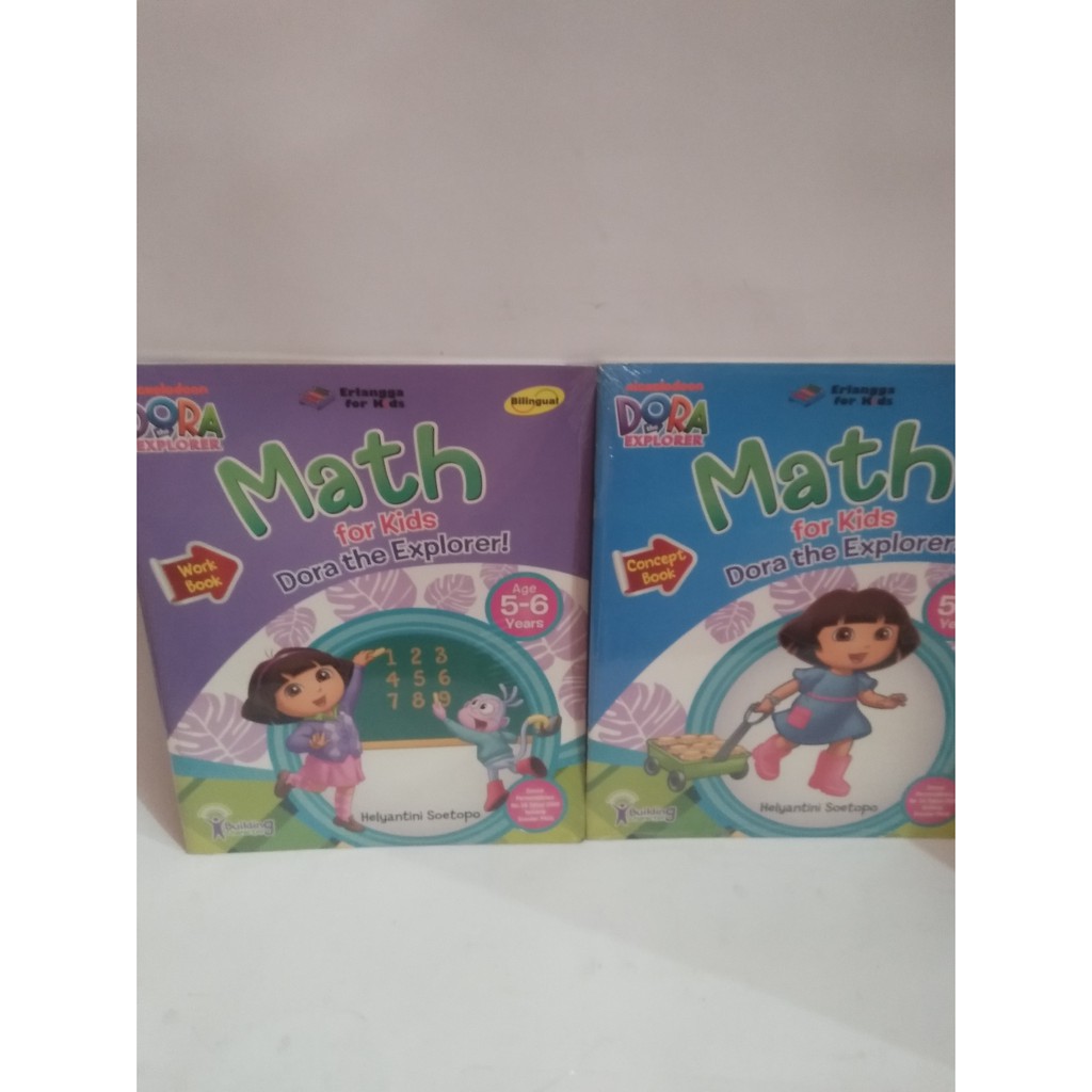Jual BUKU BILINGUAL DORA: MATH FOR KIDS WORK BOOK&CONCEPT BOOK 5-6 ...