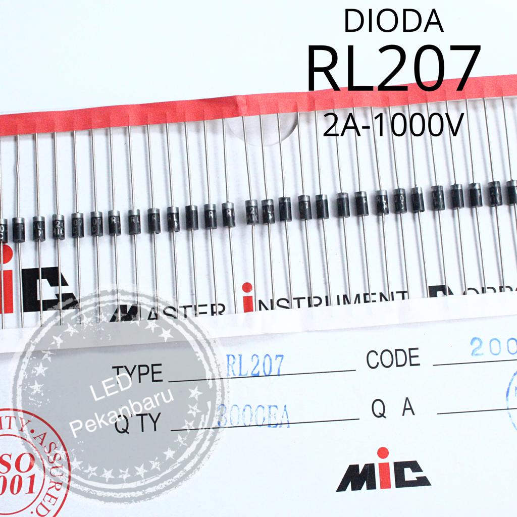 Jual DIODA RL207 RL 207 DIODE 2A 1000V | Shopee Indonesia
