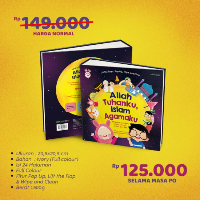 Jual Allah Tuhanku, Islam Agamaku | Shopee Indonesia