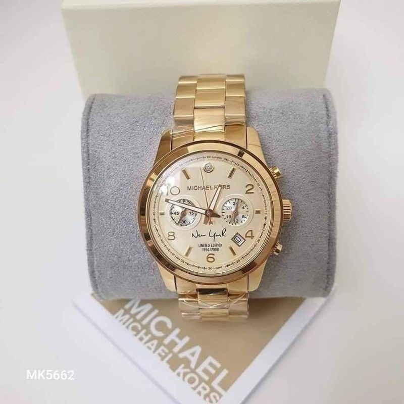 Jual Michael Kors MK(5662) New York Chronograph Aktif Original Free Box ...