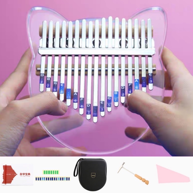 Jual Kalimba 17 Kunci akrilik Alat Musik Piano Jari piano jempol - Alat ...