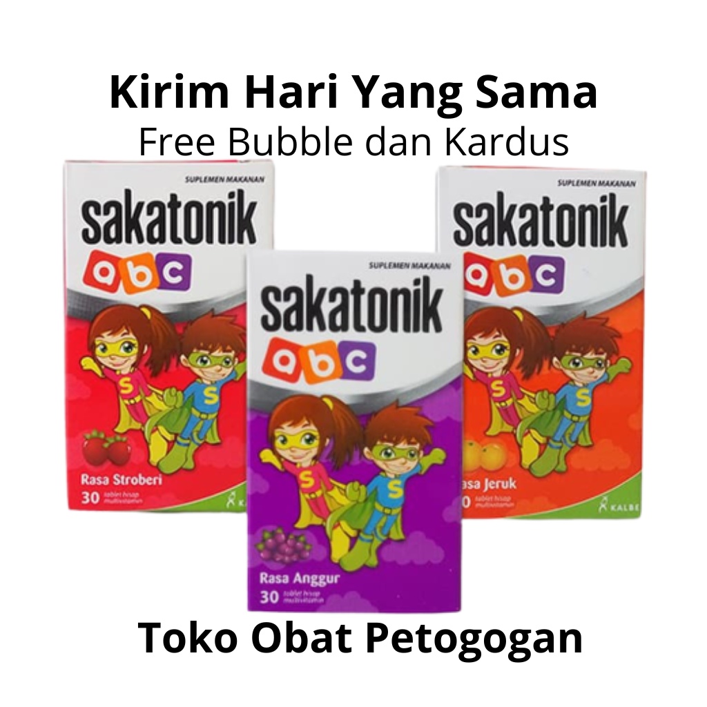 Jual Sakatonik ABC 30 Permen Tablet Hisap Mutivitamin Vitamin Anak ...