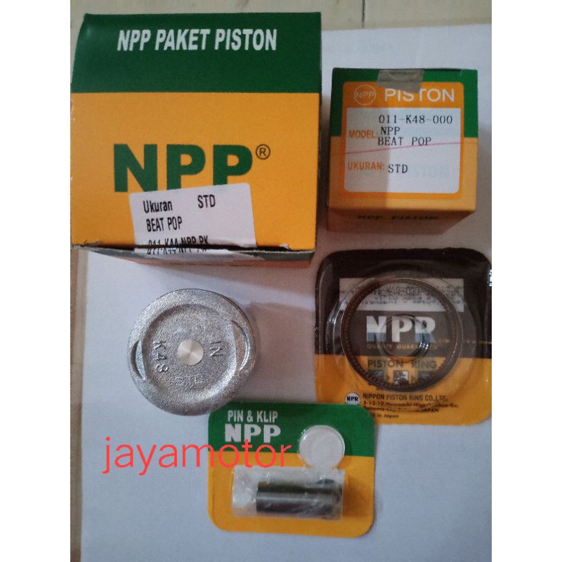 Jual Piston kit seher paket Beat pop Scoopy esp 2015 k44 os Std 25 50 75 100 125 150 175 200 Npp ...