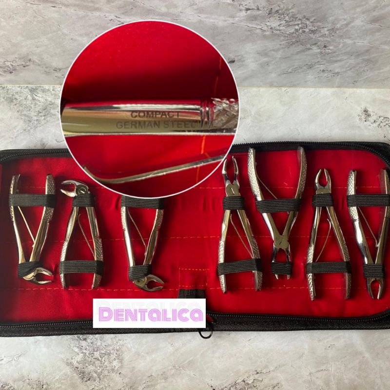 Jual Dental Compact tang cabut anak/ children forceps set kit | Shopee ...