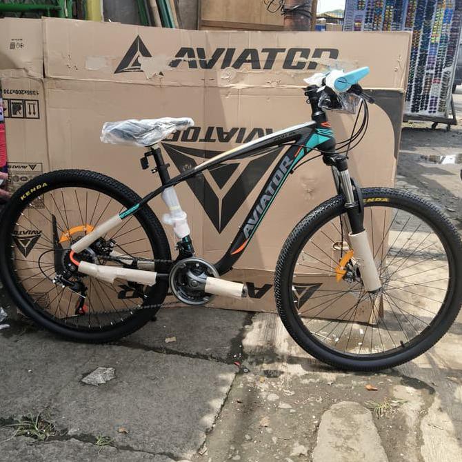 Jual Sepeda Gunung 26 Aviator 2691 Rs Fork Lock 8Speed | Shopee Indonesia