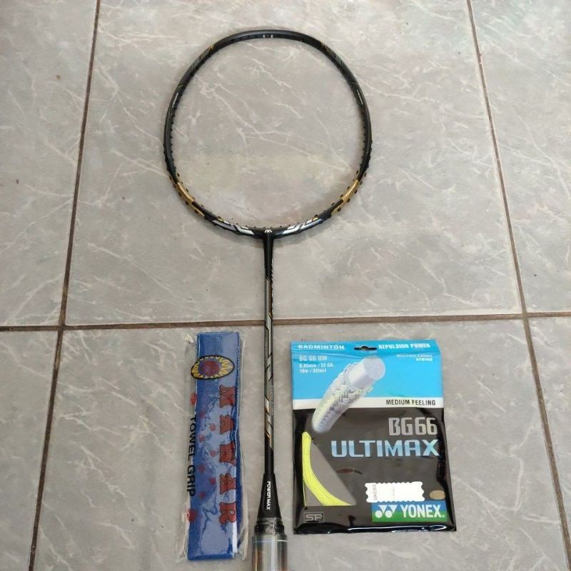 Jual RAKET BADMINTON POWER MAX SPITFIRE 68 33LBS | Shopee Indonesia
