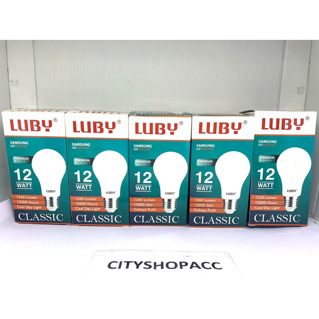 Jual Lampu Bohlam Luby Classic LED 12 Watt LED Bulb | Shopee Indonesia