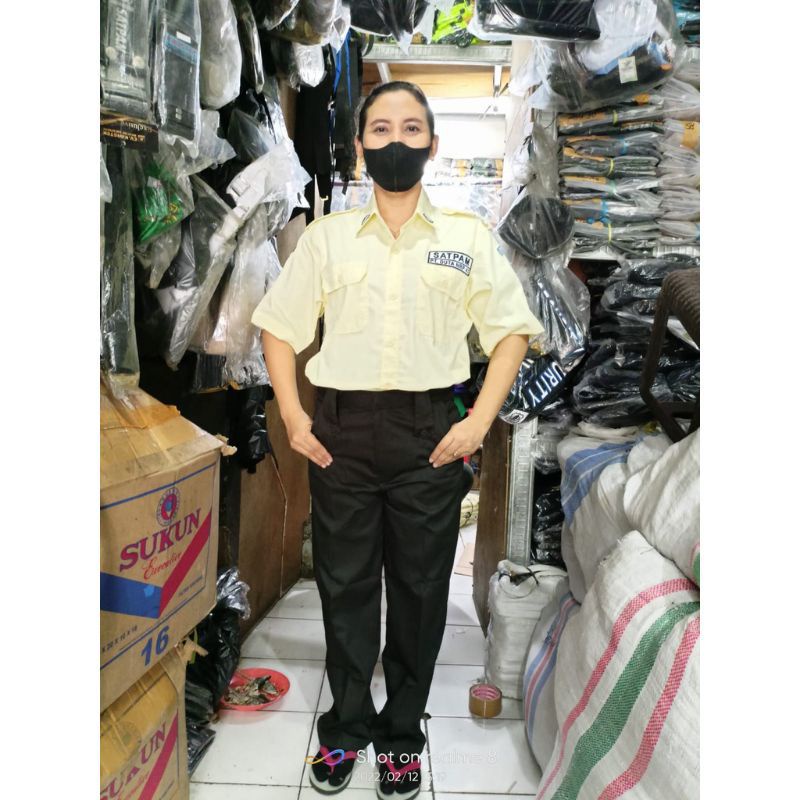 Jual SERAGAM SATPAM COKLAT SERAGAM SECURITY CREAM DINAS HARIAN SERAGAM SECURITY PDL SERAGAM PDH ...