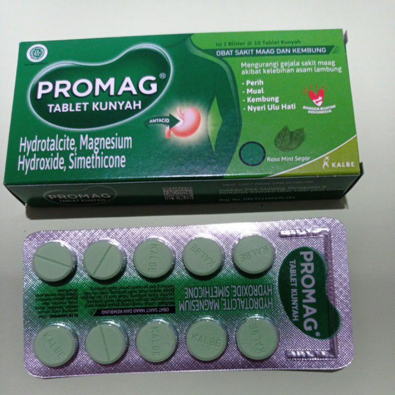 Jual Promag Tablet isi 10 | box | Shopee Indonesia
