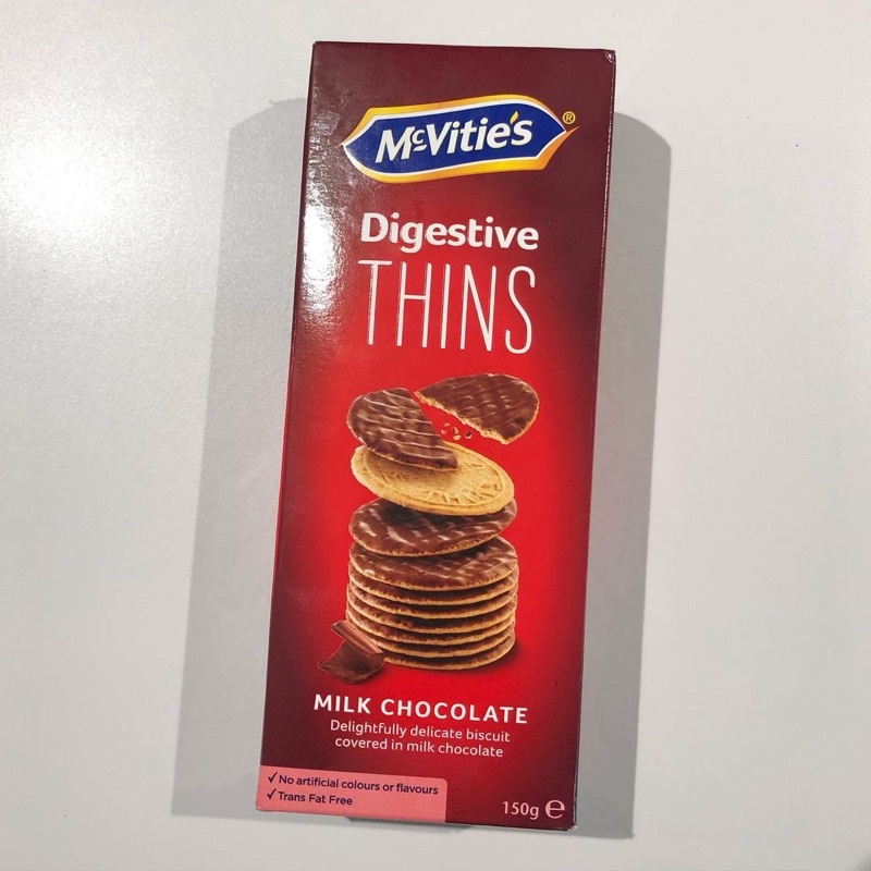 Jual Mcvities Disgestive Thins Chocolate Milk - Biskuit Mcvities ...