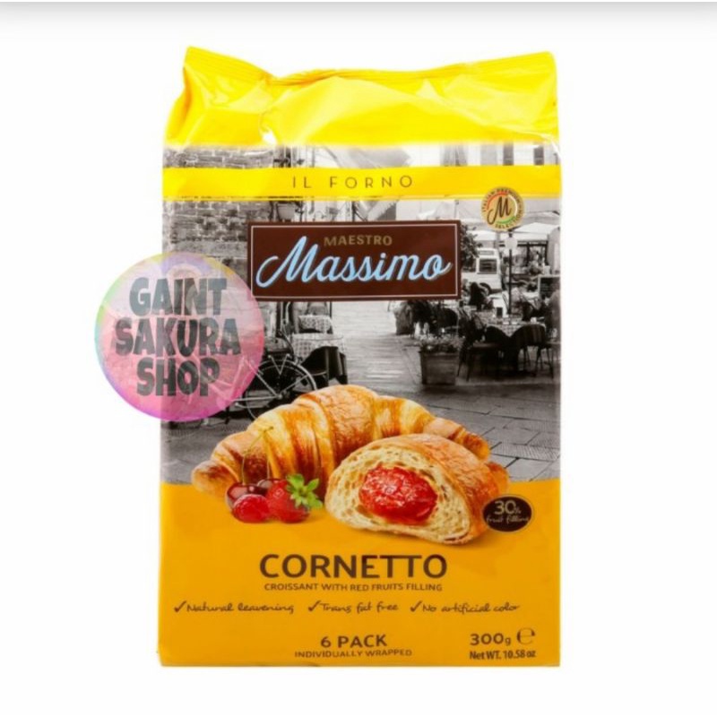 Jual Maestro Massimo Cornetto Red Fruits Filling / snack / snack impor ...