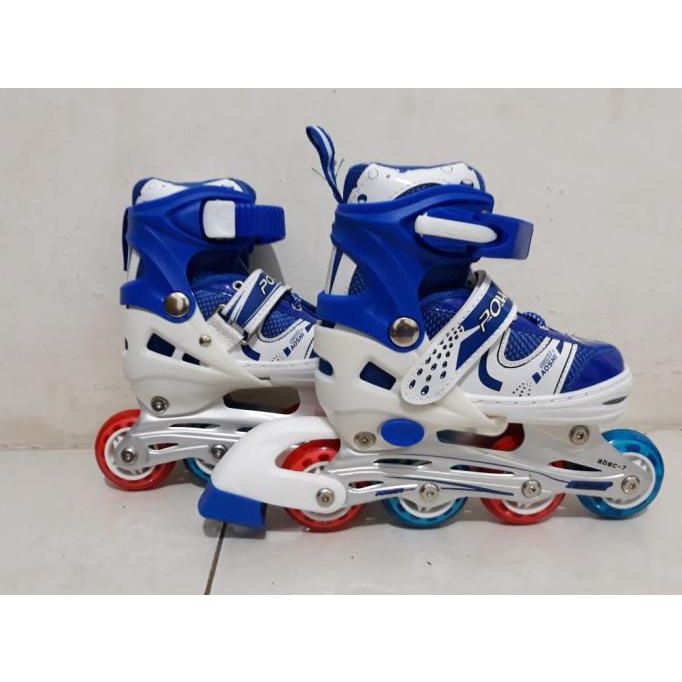 Jual Sepatu Roda Anak Anak Roda Bajaj Roda Inline Skate Inline - Biru ...
