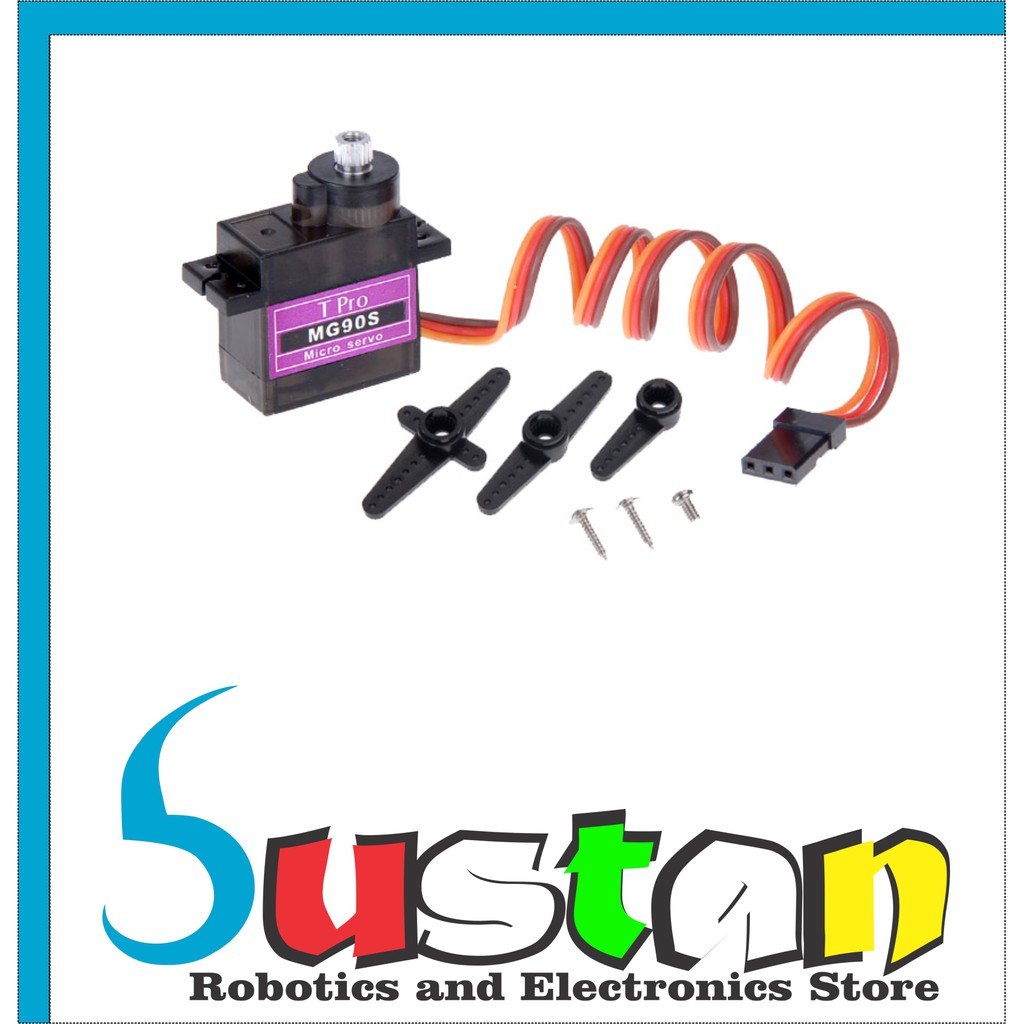 Jual Tower Pro MG-90S MG90s Analog Metal Gear Servo 13g / 2.2kg / 0 ...
