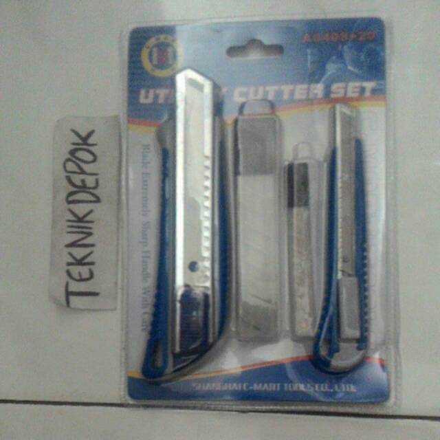 Jual Pisau cutter set pisau kater alat potong pisau cuter utility ...