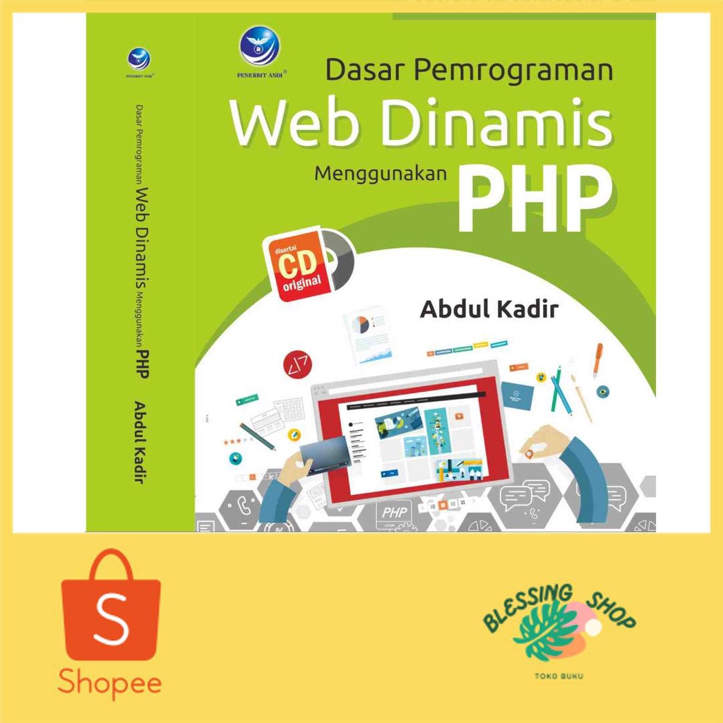 Jual Dasar Pemrograman Web Dinamis Menggunakan PHP+cd (Ed. Revisi Kedua) | Shopee Indonesia