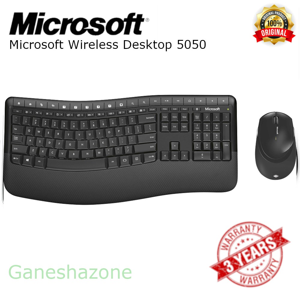 Jual Microsoft Wireless Comfort Desktop 5050 | Shopee Indonesia
