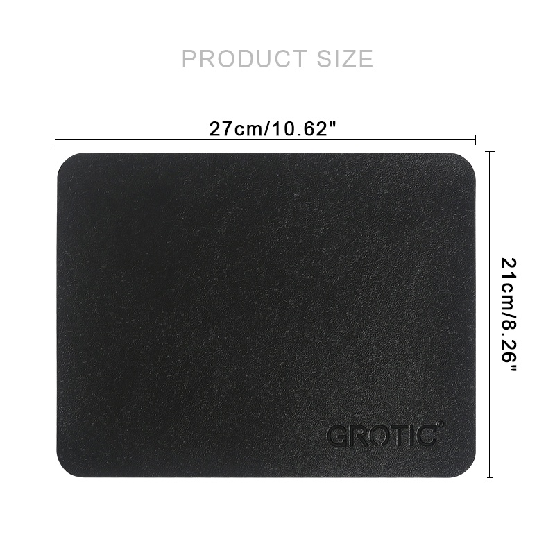 Jual GROTIC Mouse Pad Premium PVC Anti-Slip 27 x 21cm Alas Mouse Polos ...