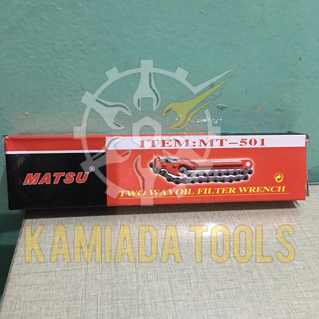 Jual Kunci Filter Oli Model Rantai Matsu/Matsu Oil Filter Wrench 6 inch ...