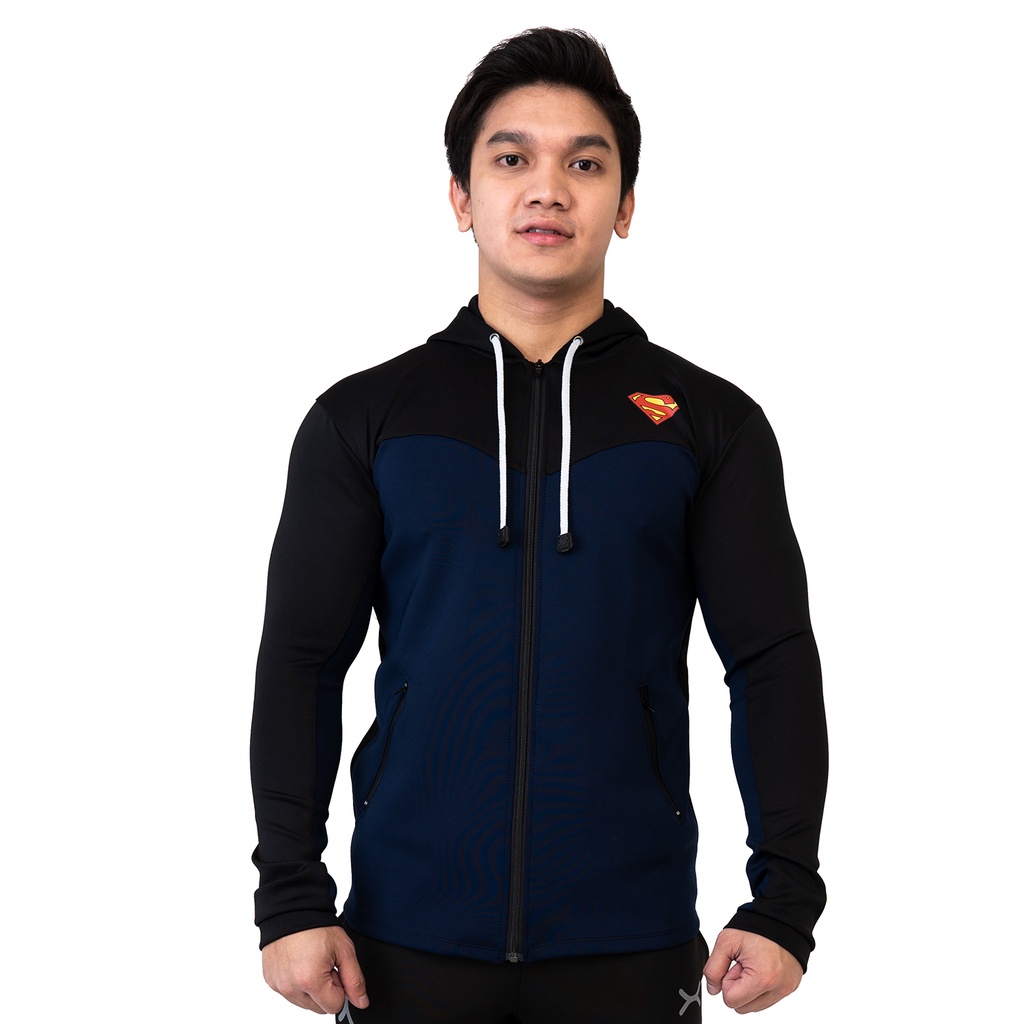 Jual Flexzone DC Jaket Sport Olahraga Superman Navy DJS-001HD | Shopee ...