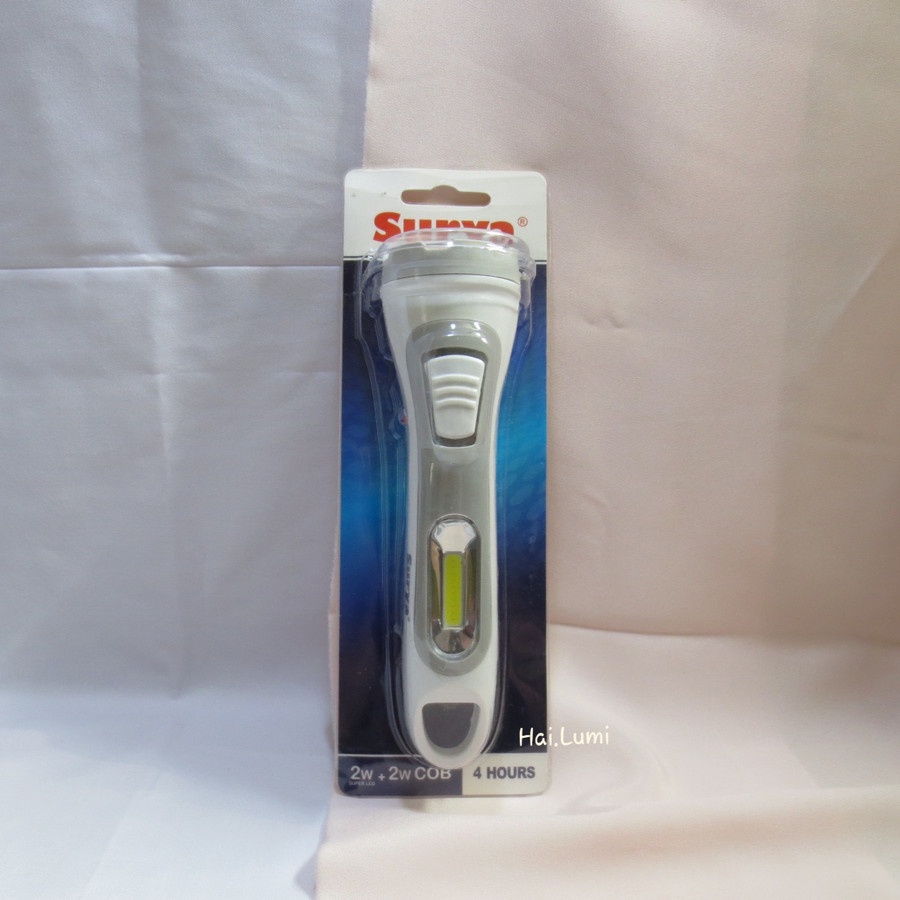 Jual Senter Tangan Cas Super Led 2w 2 Watt Lampu Samping Surya SYT 2w 2 COB | Shopee Indonesia