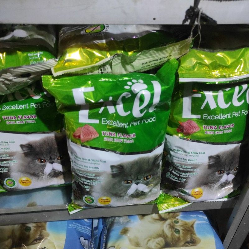 Jual EXCEL IJO RASA IKAN TUNA MAKANAN KUCING 500 GR | Shopee Indonesia