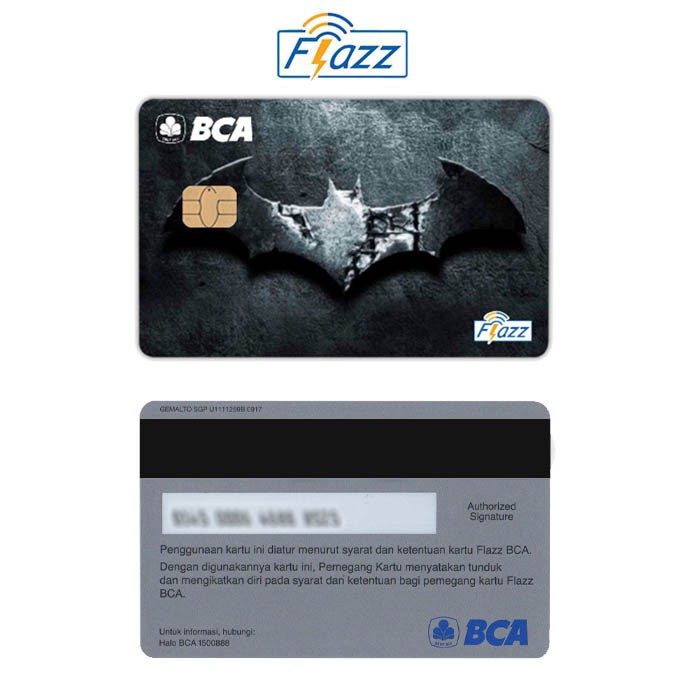 Jual Batman Kartu E-Money Flazz BCA Gen 2 NFC Custom Card | Shopee ...
