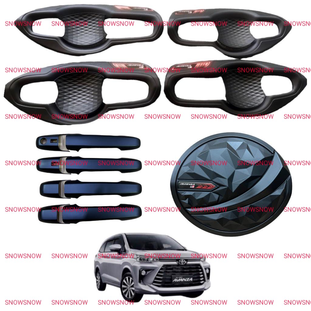 Jual Paket Outer Handle Tank Cover Avanza Xenia Veloz 2021 2022 2023 2024 UP Exclusive Hitam ...