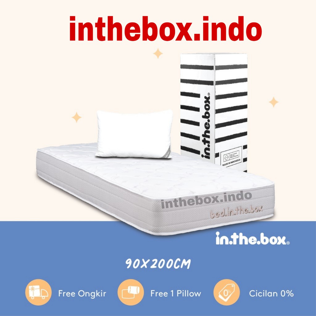 Jual Kasur Spring Bed INTHEBOX Ukuran 90-120x200/Kasur Busa/Spingbed ...