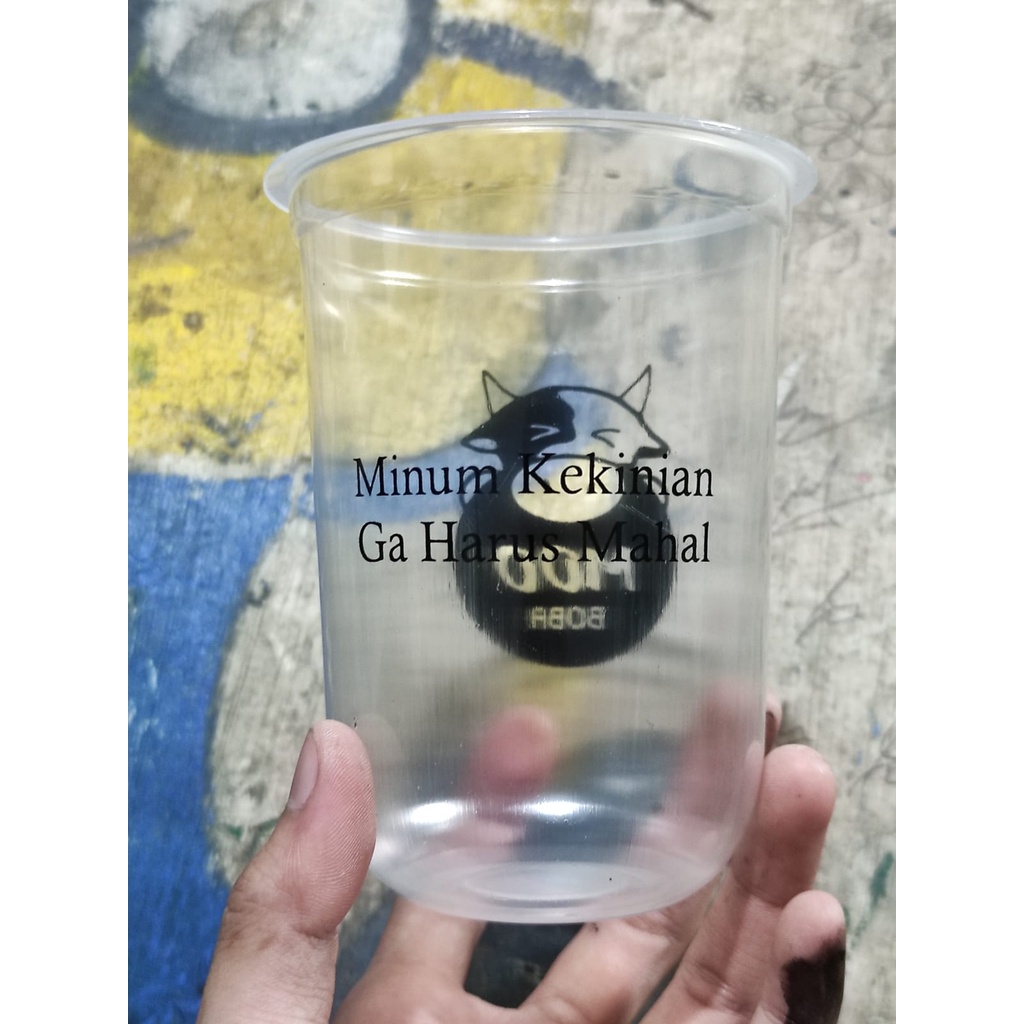 Jual SABLON GELAS CUP OVAL SABLON CUP PRINTING SABLON GELAS CUP CUSTOM ...