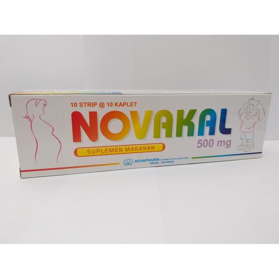 Jual NOVAKAL KAPLET / KALSIUM / SUPLEMEN MAKANAN | Shopee Indonesia