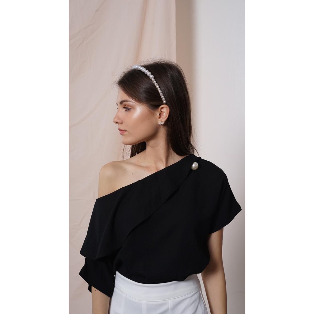 Jual K3001 - Karen Top + Pearl - 4 COLOR | Shopee Indonesia
