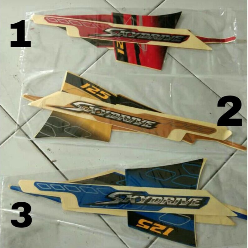 Jual sticker striping suzuki skydrive skidrive 125 asli original ...