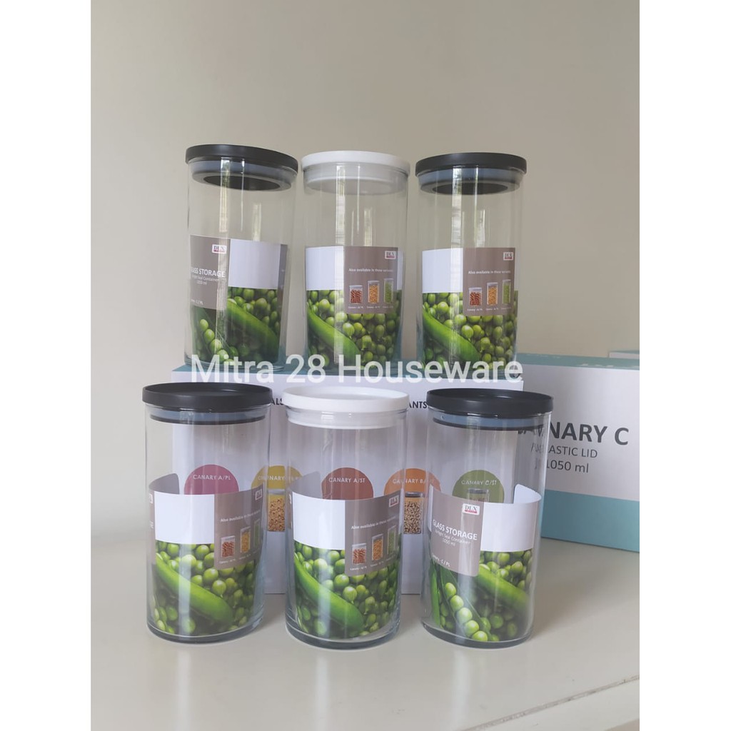 Jual Toples Kaca Canary C Ukuran 1050ml (Set 6 pcs) | Shopee Indonesia